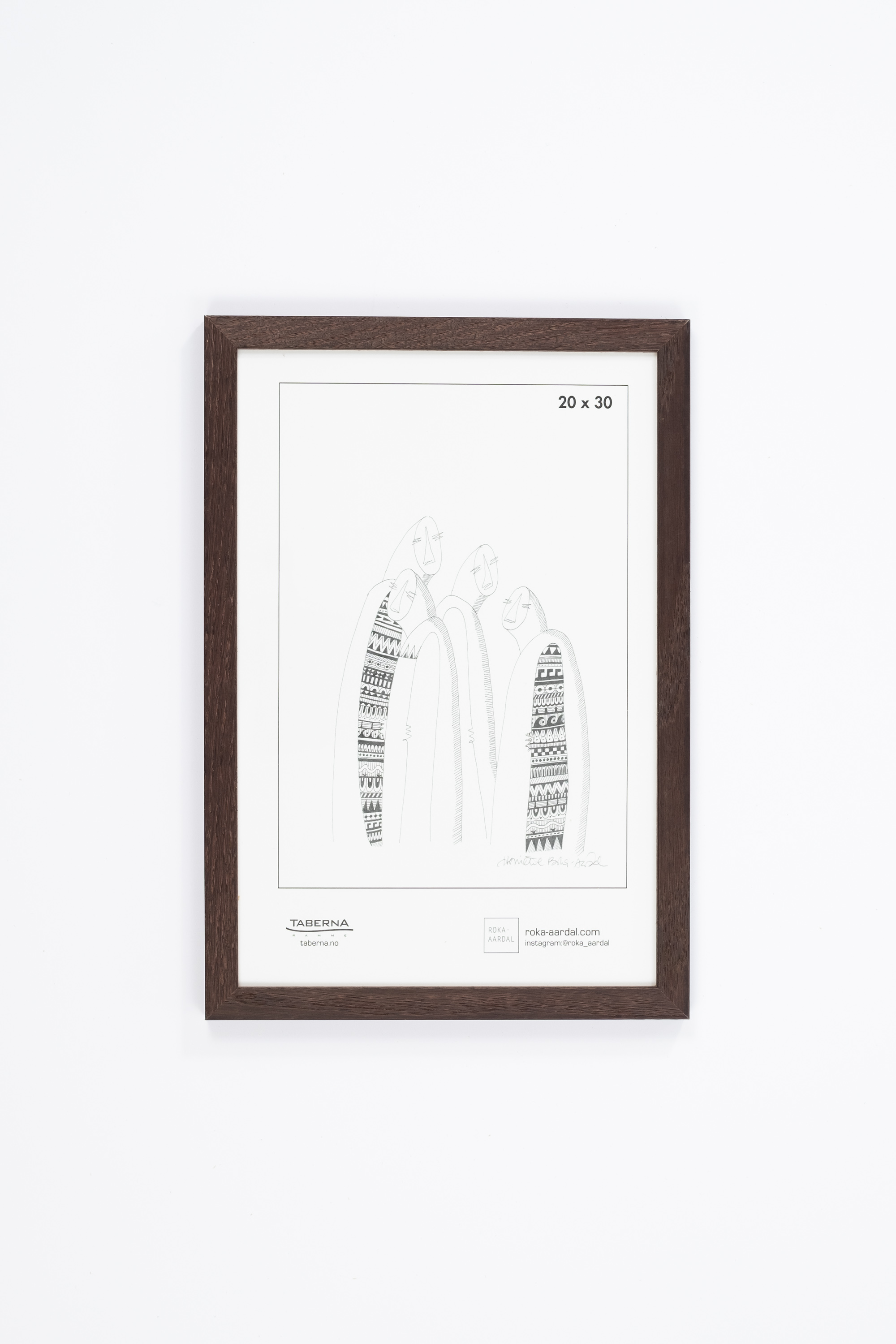 Ramme Vinstra røkt eik | Elite Foto